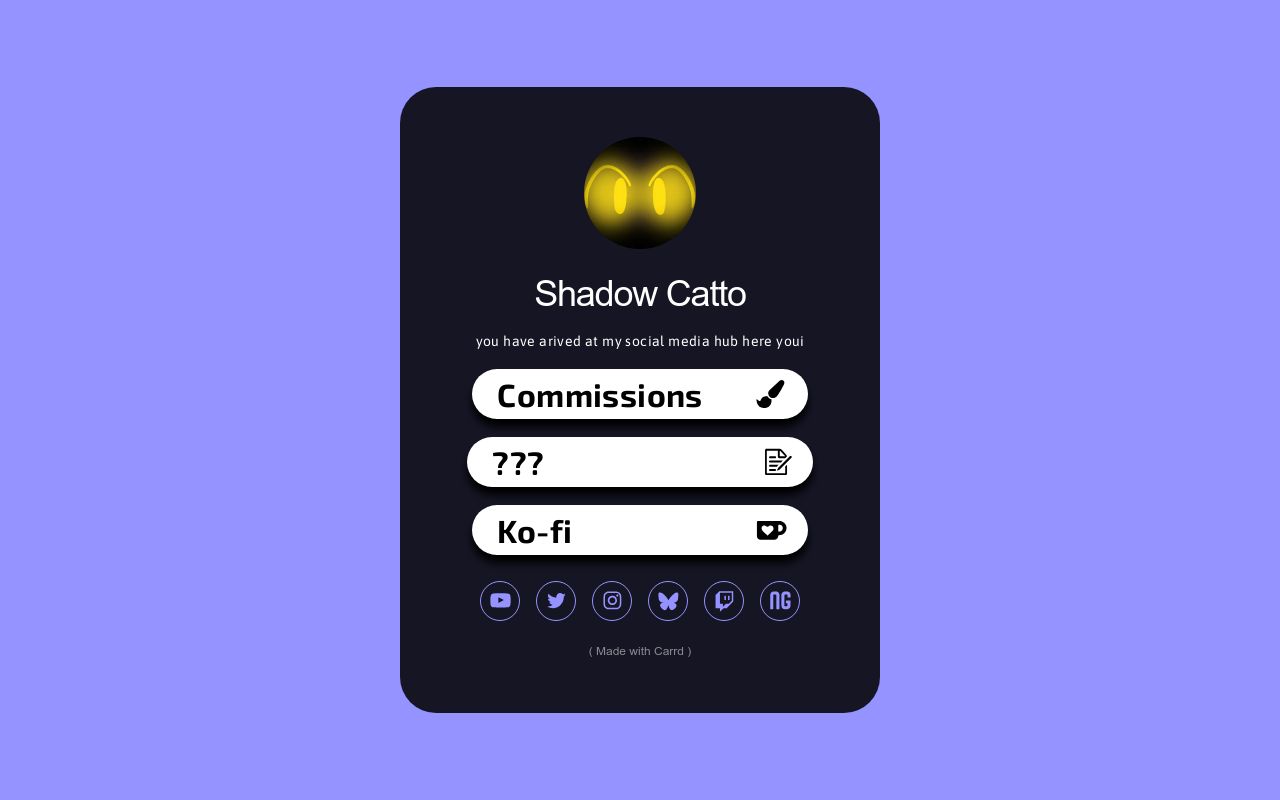 Shadow carrd